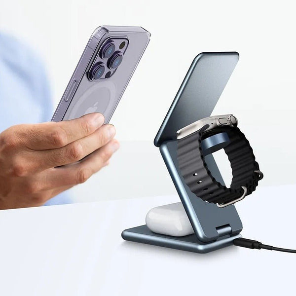 Moderno MagLink Pro 3 in 1 Foldable MagSafe Charging Stand - Moderno ...